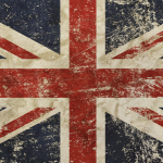 Vintage Faded British Flag - Red - Colours | Wonder Wall